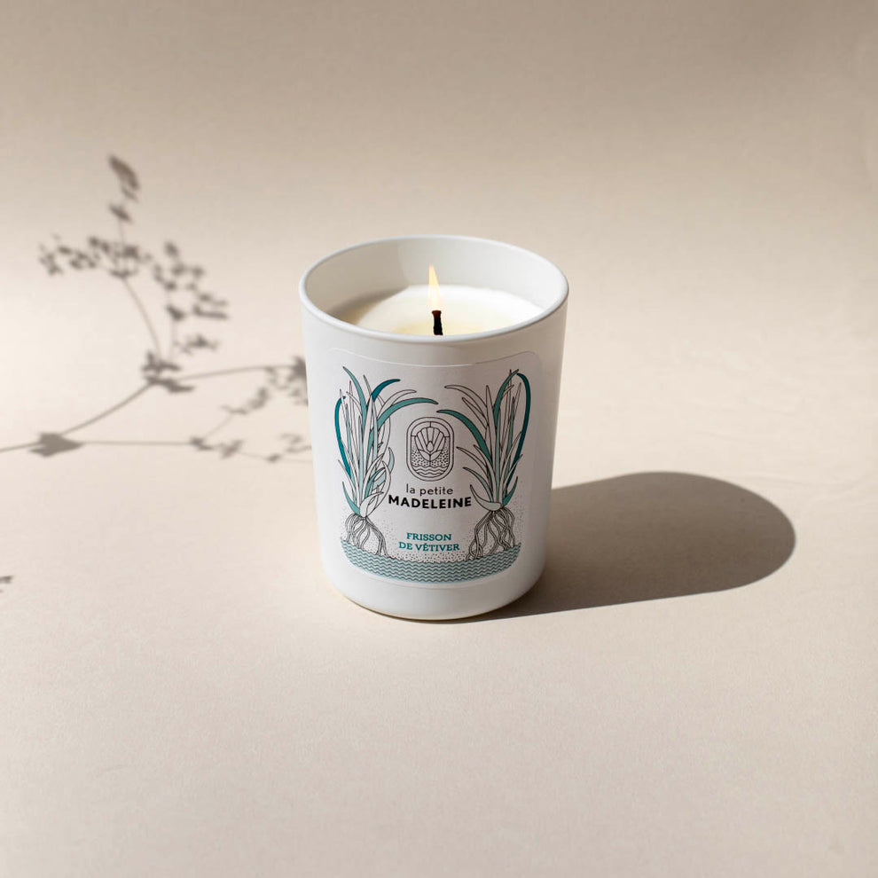 Vetiver Thrill - La petite Madeleine scented candle – La Petite Madeleine